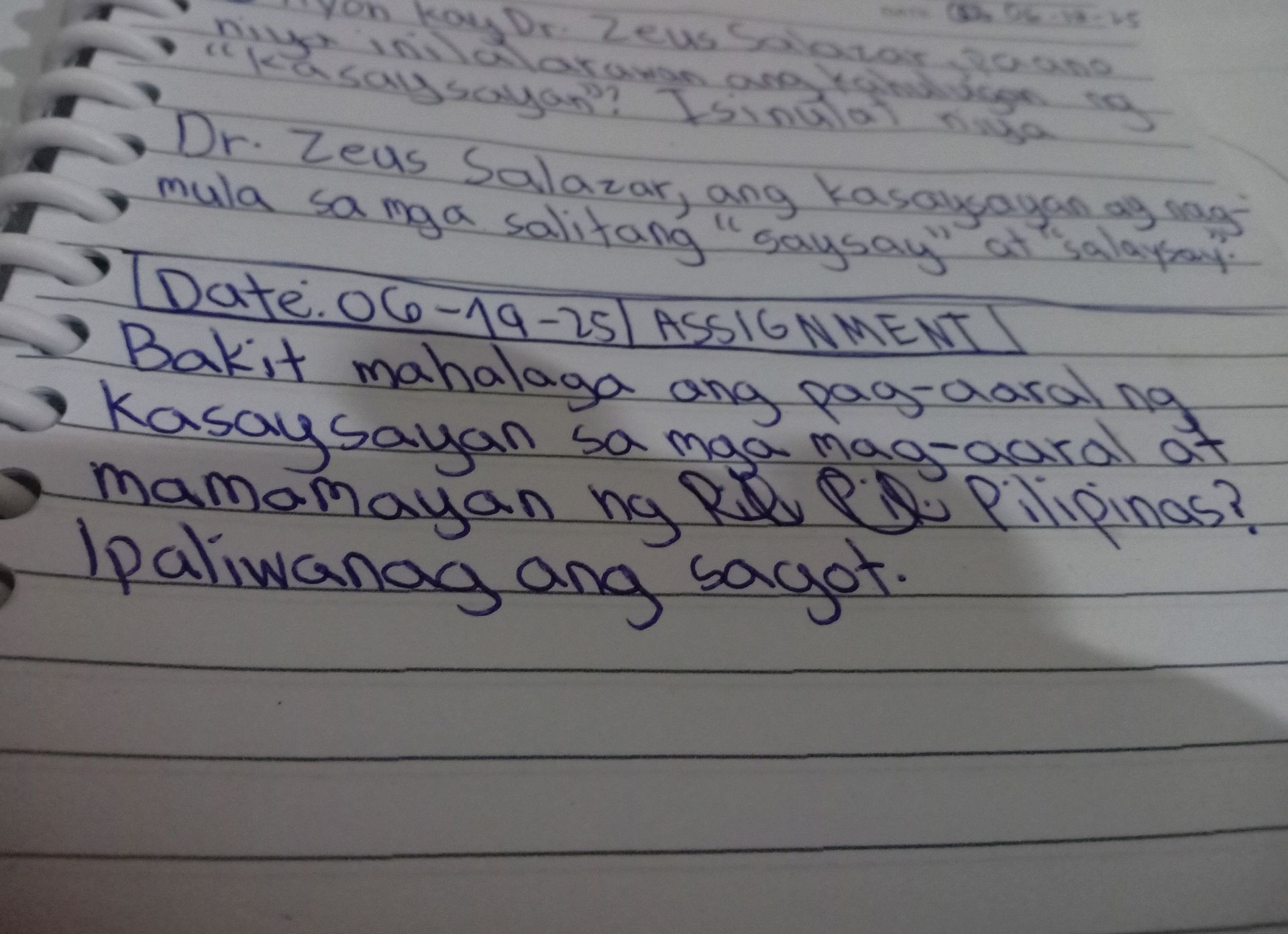 Bakit mahalaga ang pag-aaral ng Kasaysayan | StudyX
