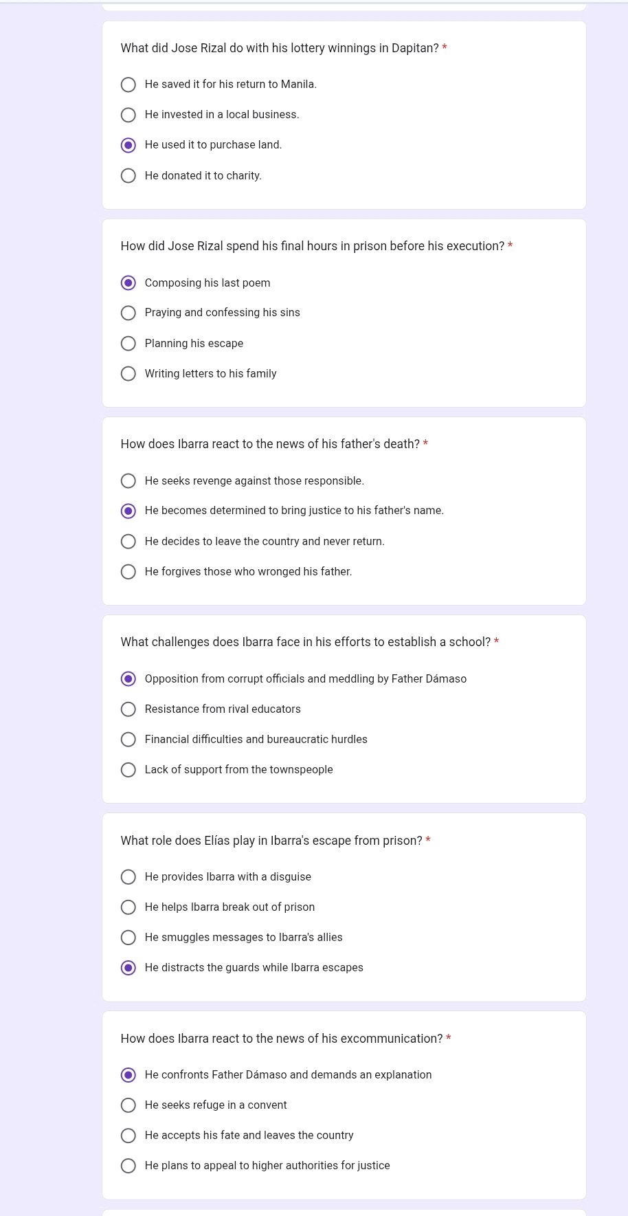 What did Jose Rizal do with his lottery | StudyX