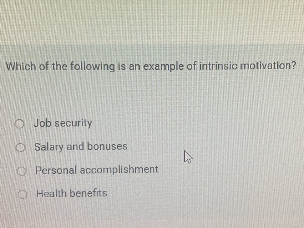 Which of the following is an example of | StudyX