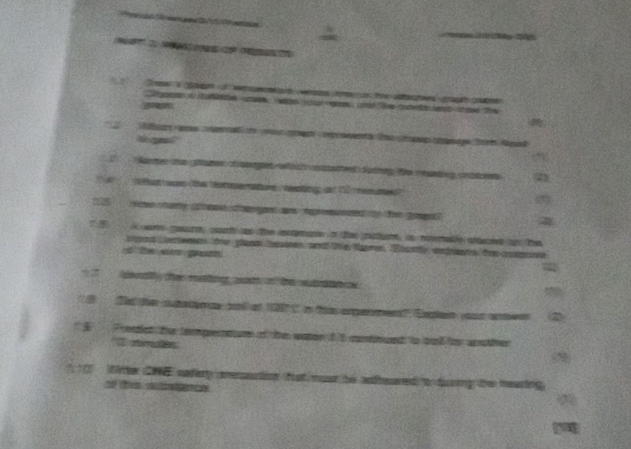 1.1 Draw a graph of temperature vs. time on | StudyX