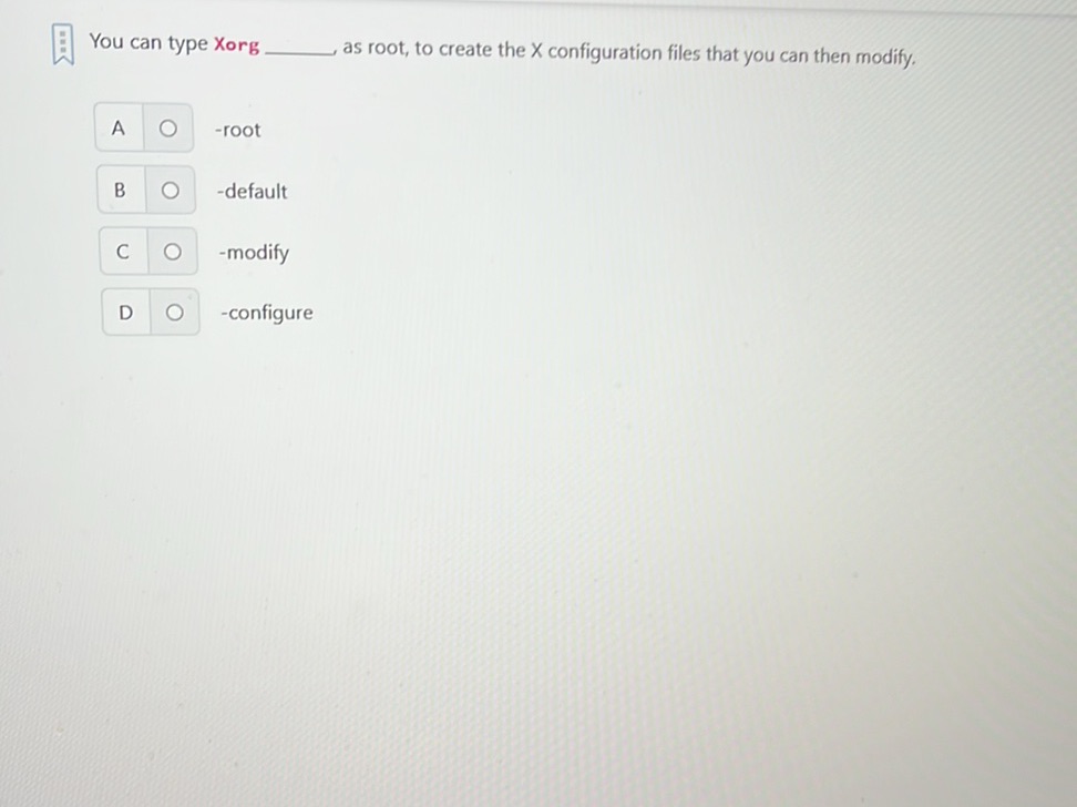 You can type Xorg as root, to create the X