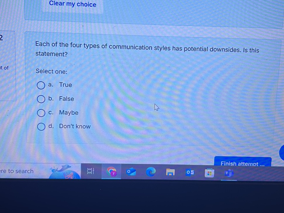 Each of the four types of communication | StudyX