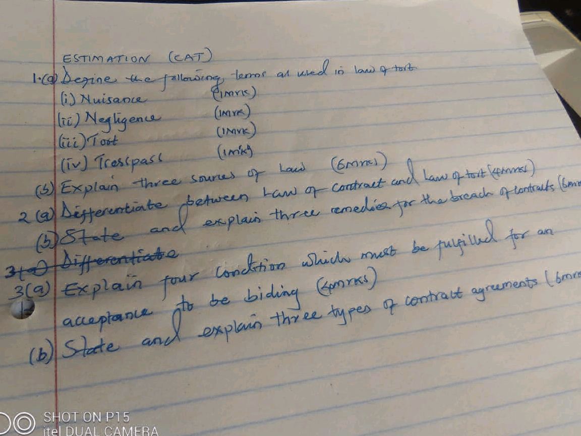 1. (a) Define the following terms as used in | StudyX