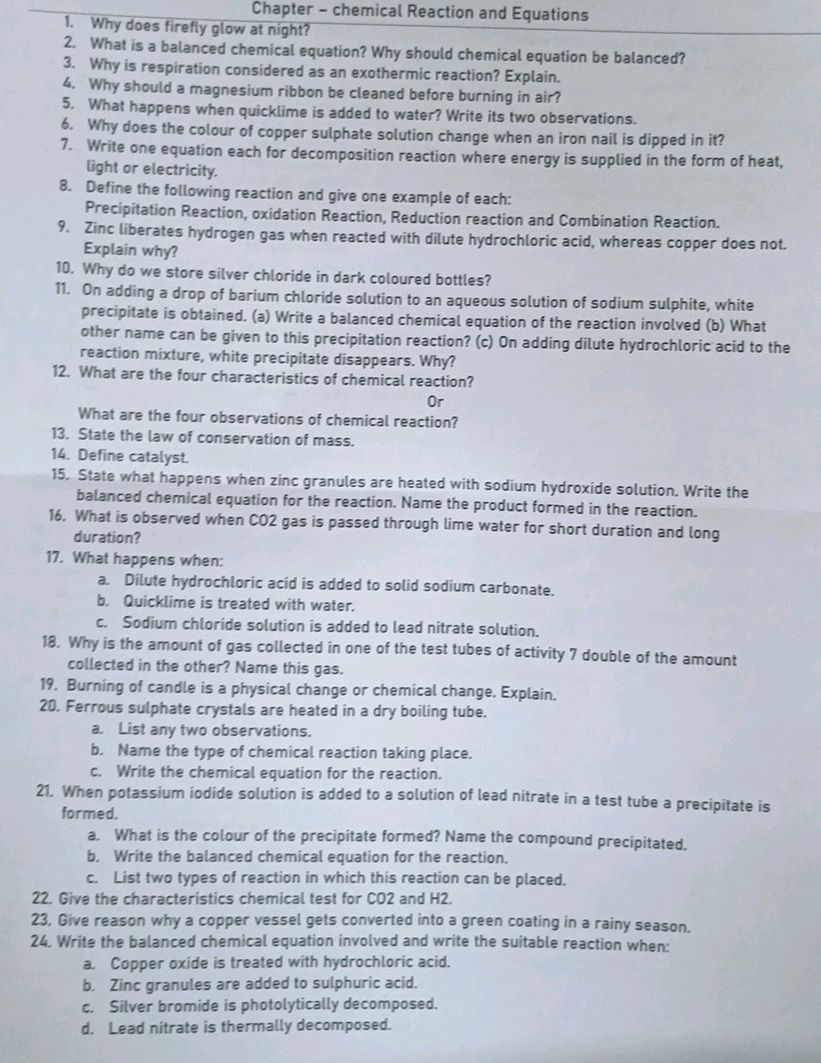 1. Why does firefly glow at night? 2. What | StudyX