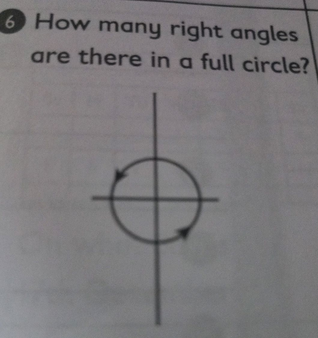 How many right angles are there in a full