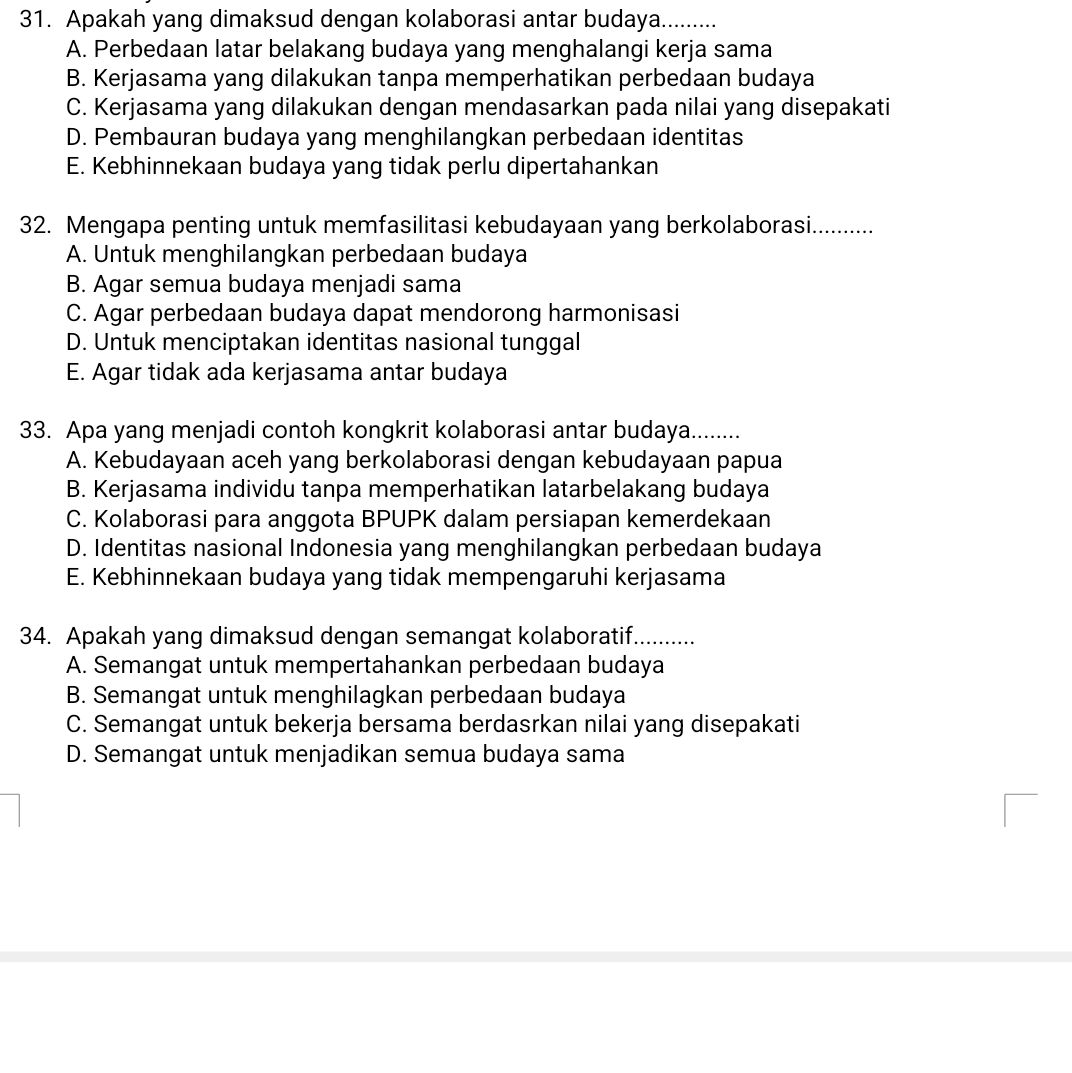 31. Apakah yang dimaksud dengan kolaborasi | StudyX