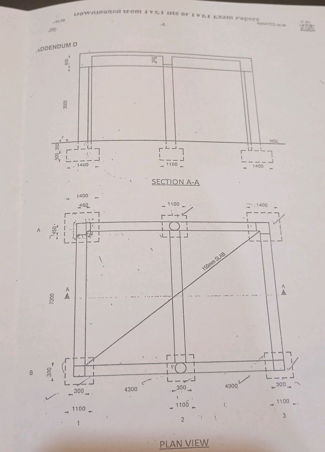 The image contains a structural diagram with | StudyX