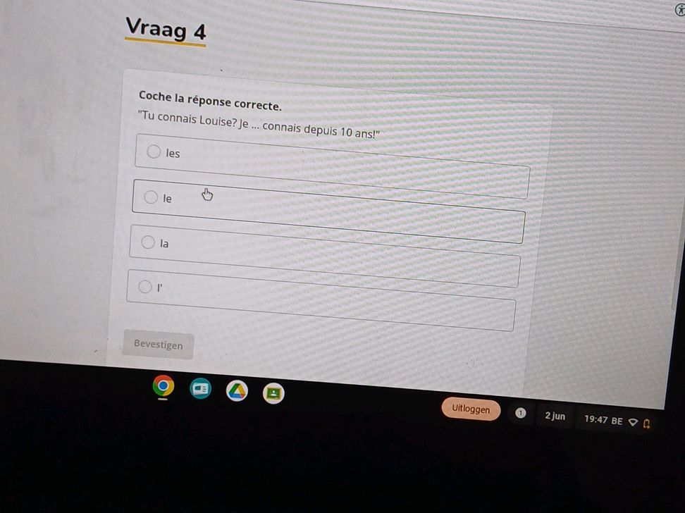 Coche la réponse correcte. "Tu connais | StudyX