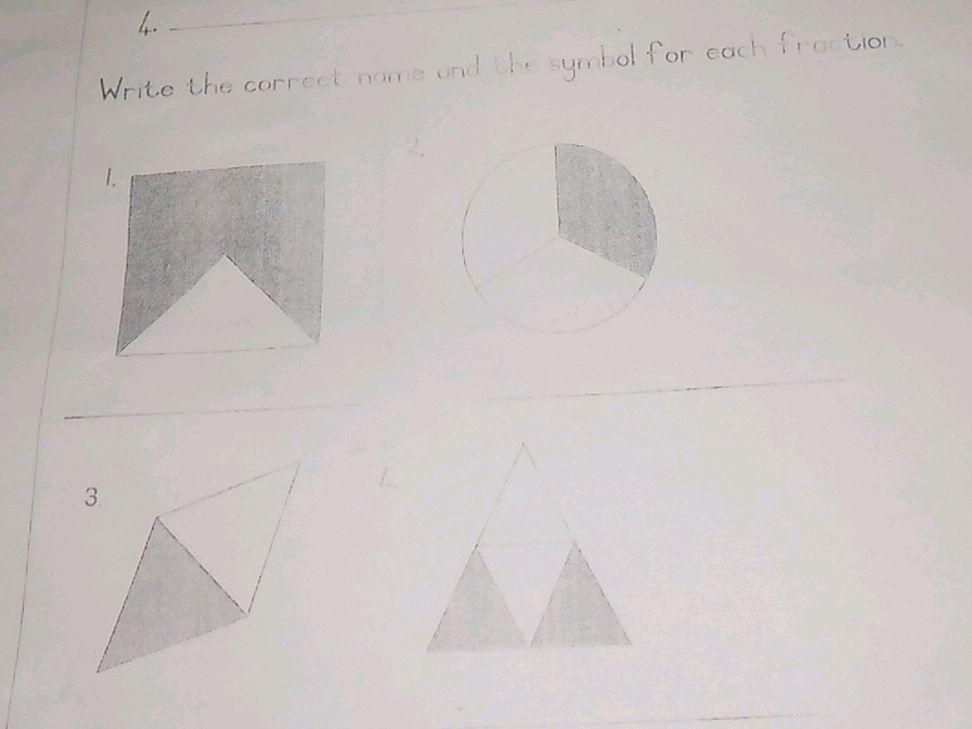 4. Write the correct name and the symbol for | StudyX