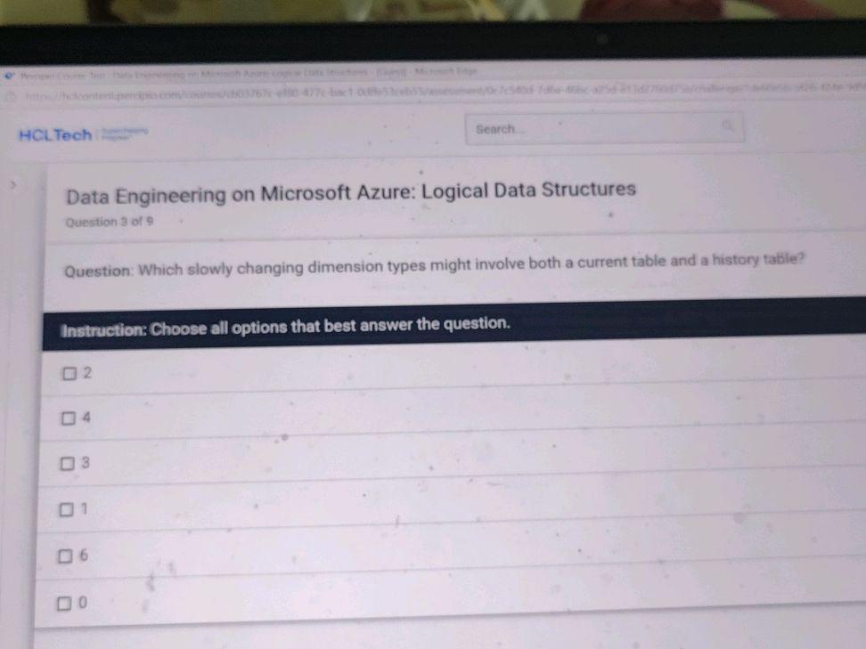 Question: Which slowly changing dimension | StudyX