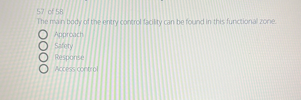The main body of the entry control facility | StudyX