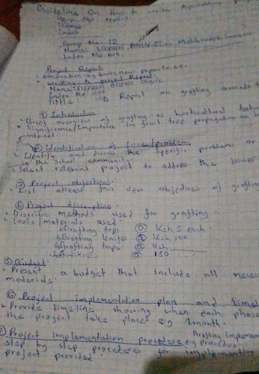 1 Introduction Brief overview of grafting as | StudyX