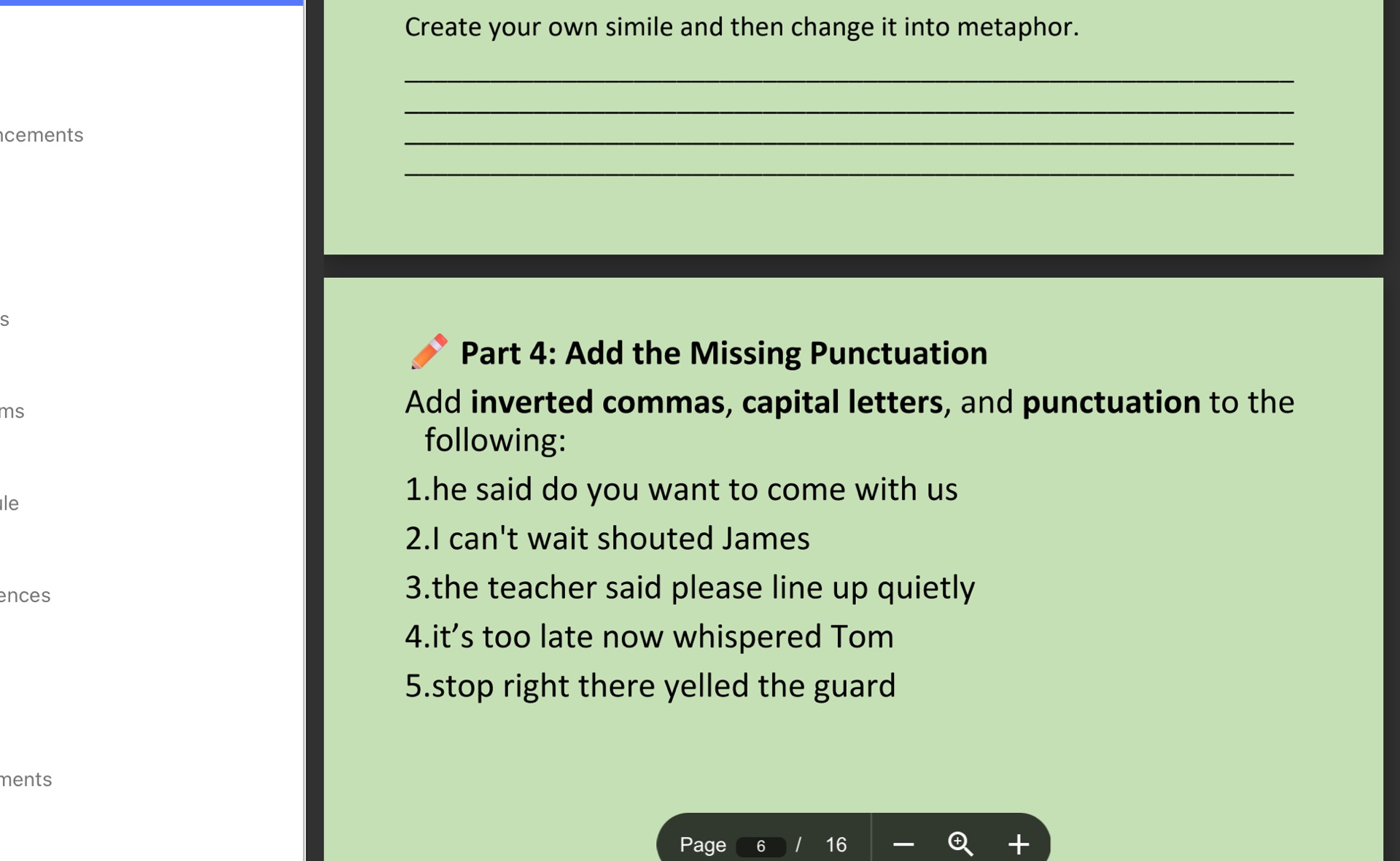 Create your own simile and then change it | StudyX