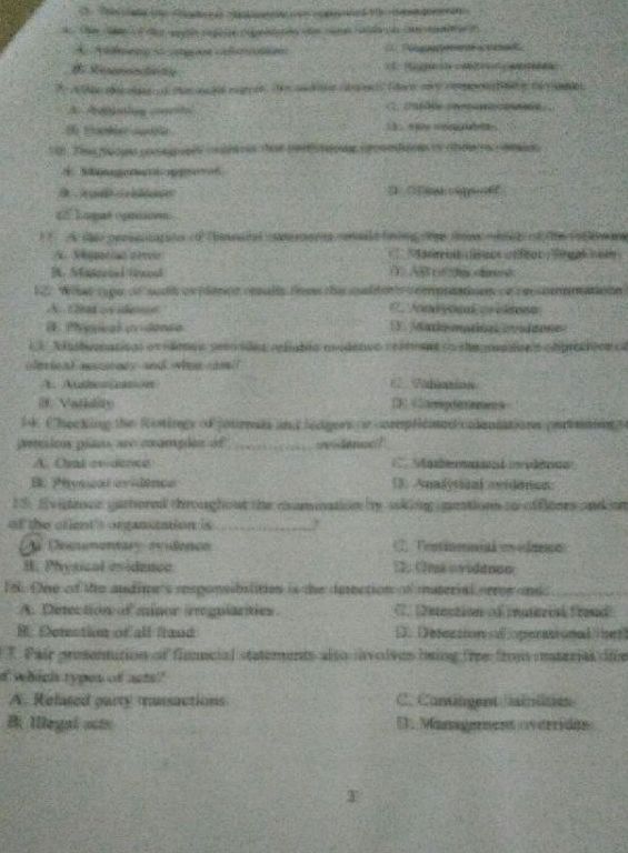 15. Evidence gathered throughout the | StudyX