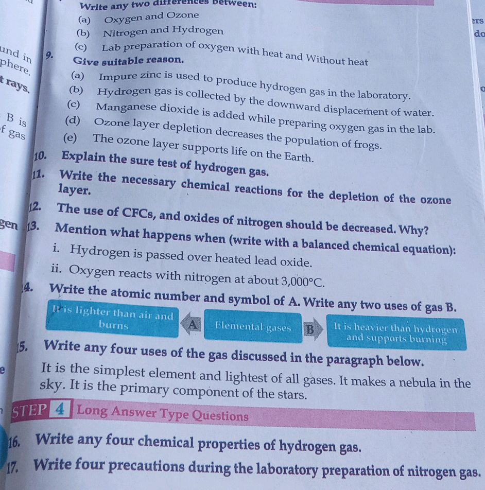 9. Write any two differences between: (a) | StudyX