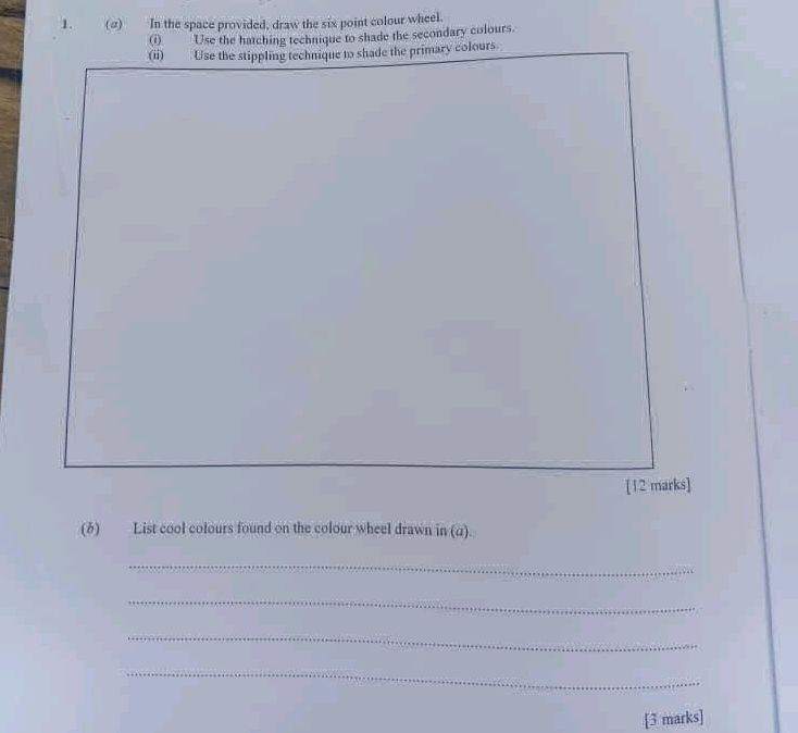 (a) In the space provided, draw the six | StudyX