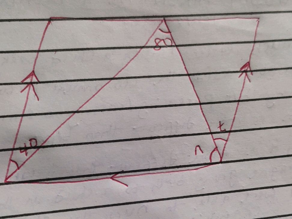 The image shows a parallelogram with a | StudyX
