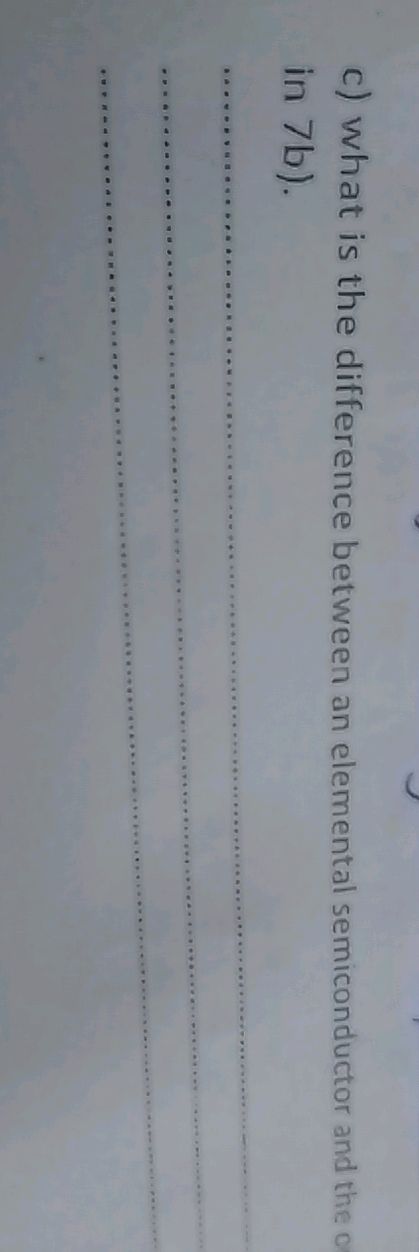 c) what is the difference between an | StudyX