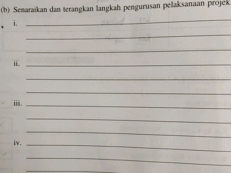 (b) Senaraikan dan terangkan langkah | StudyX