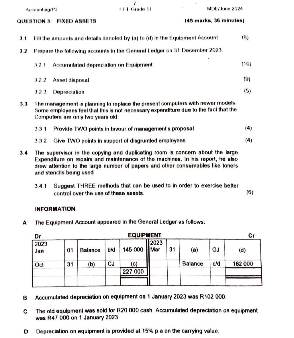 3.1 Fill the amounts and details denoted by | StudyX