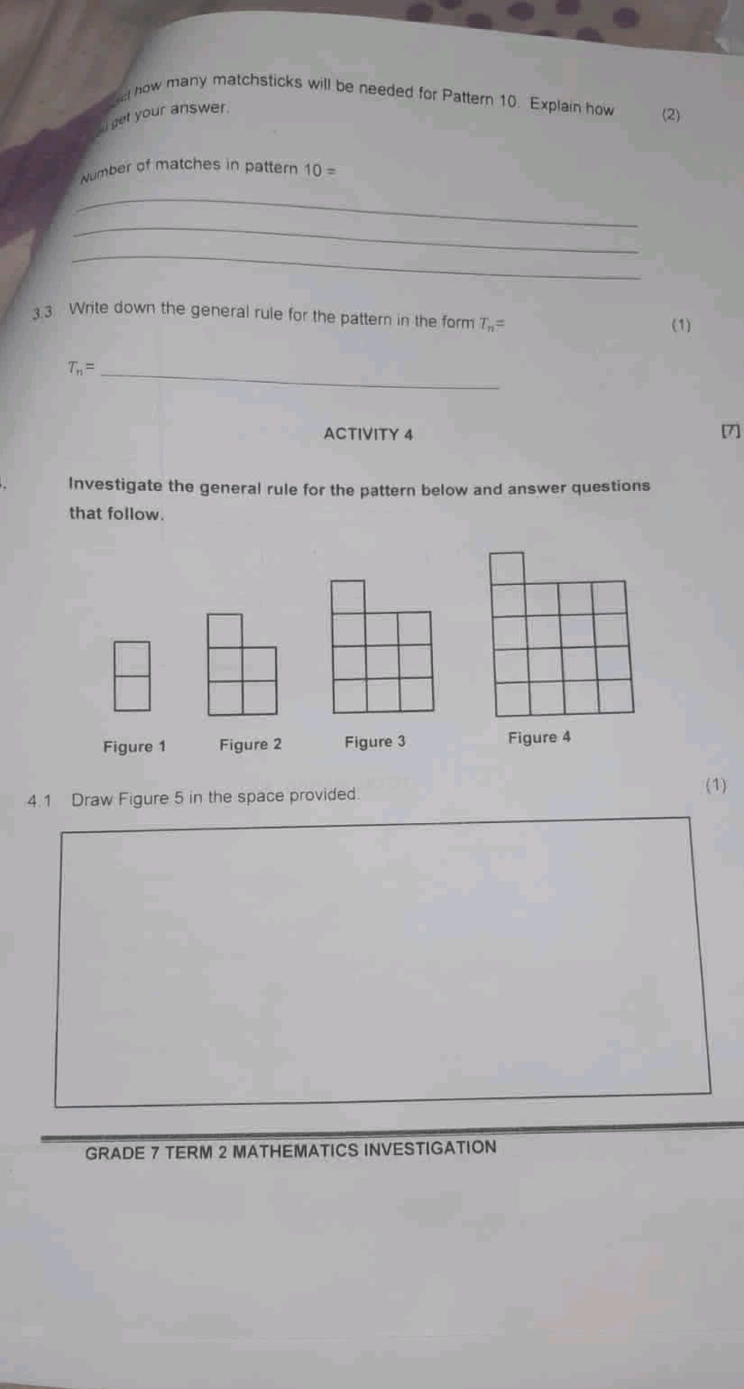 How many matchsticks will be needed for | StudyX