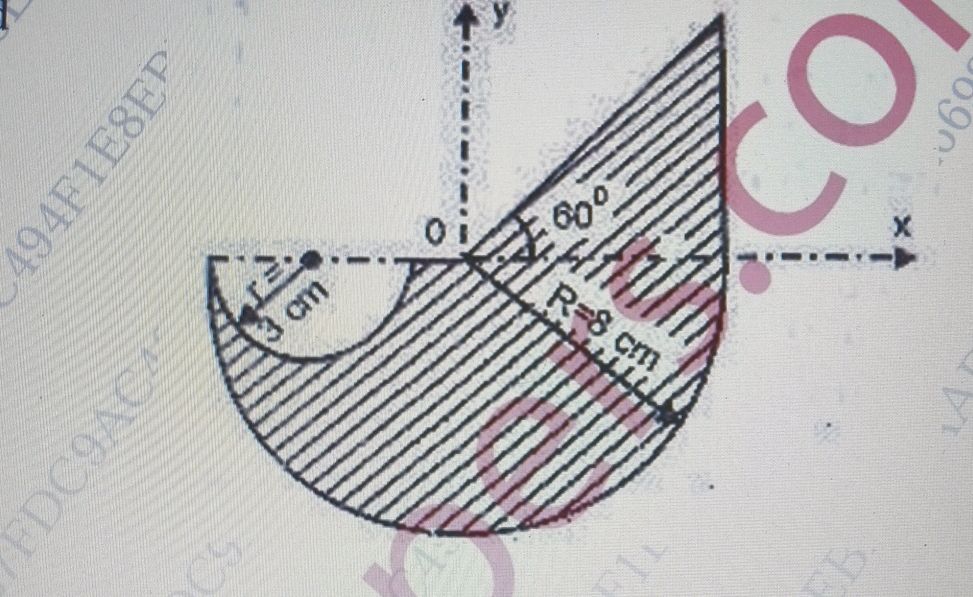 The image shows a composite shape. It | StudyX
