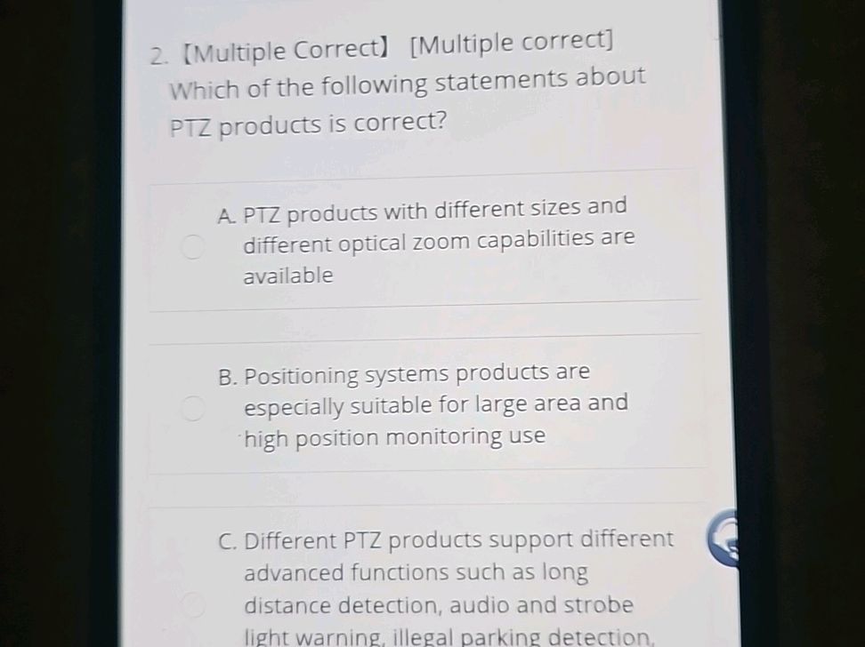 [Multiple Correct] [Multiple correct] Which