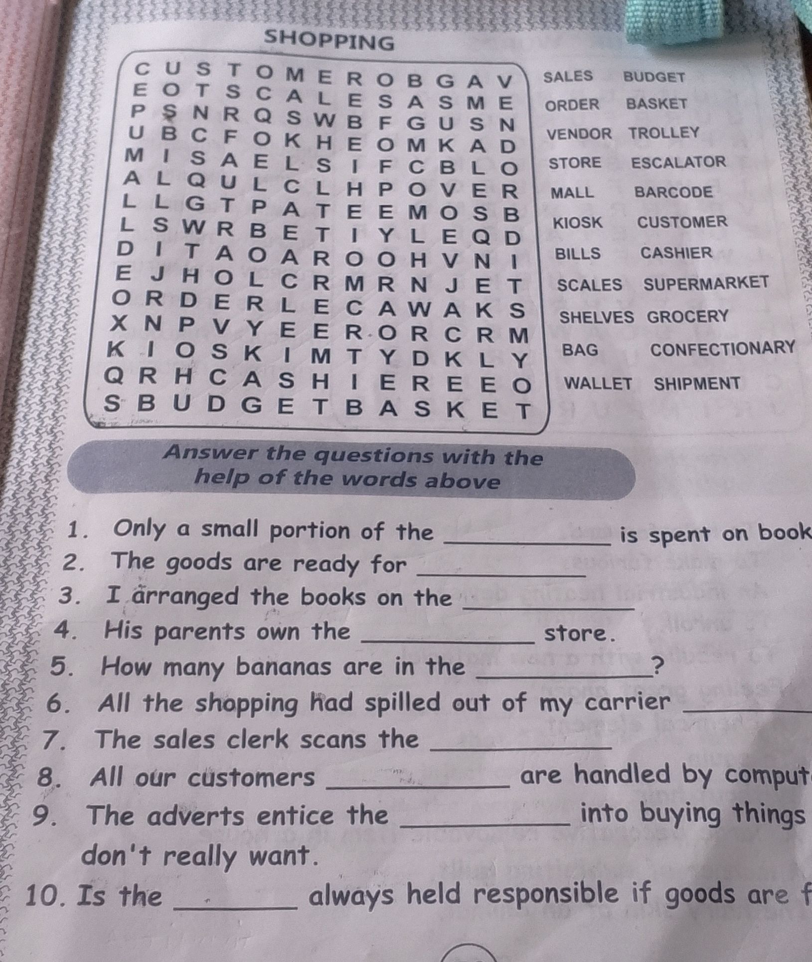 1. Only a small portion of the ______ is | StudyX
