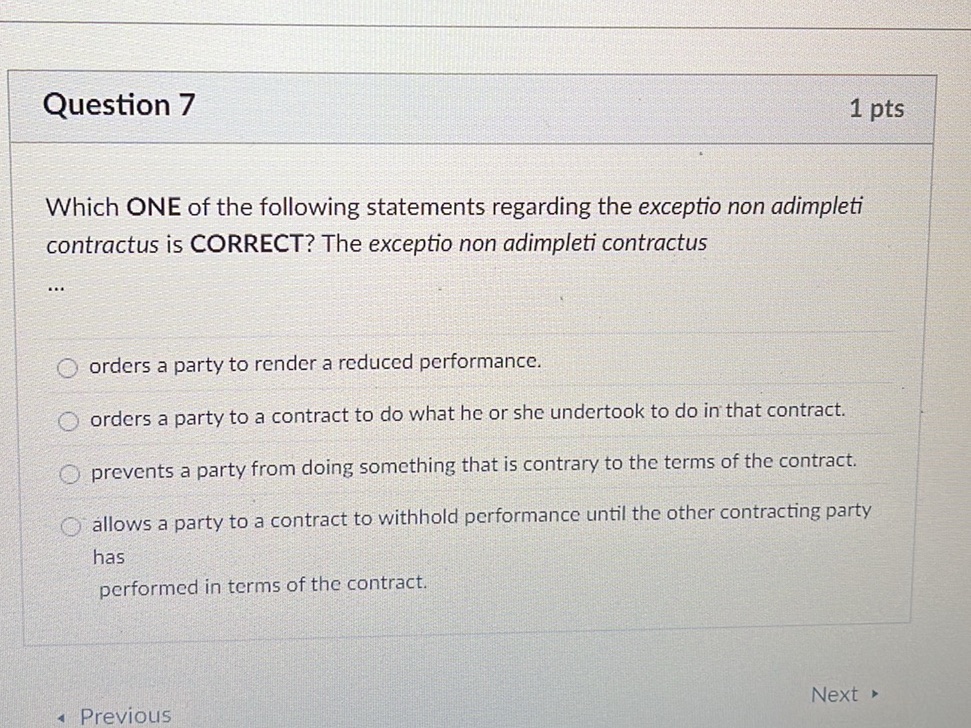 Which ONE of the following statements | StudyX