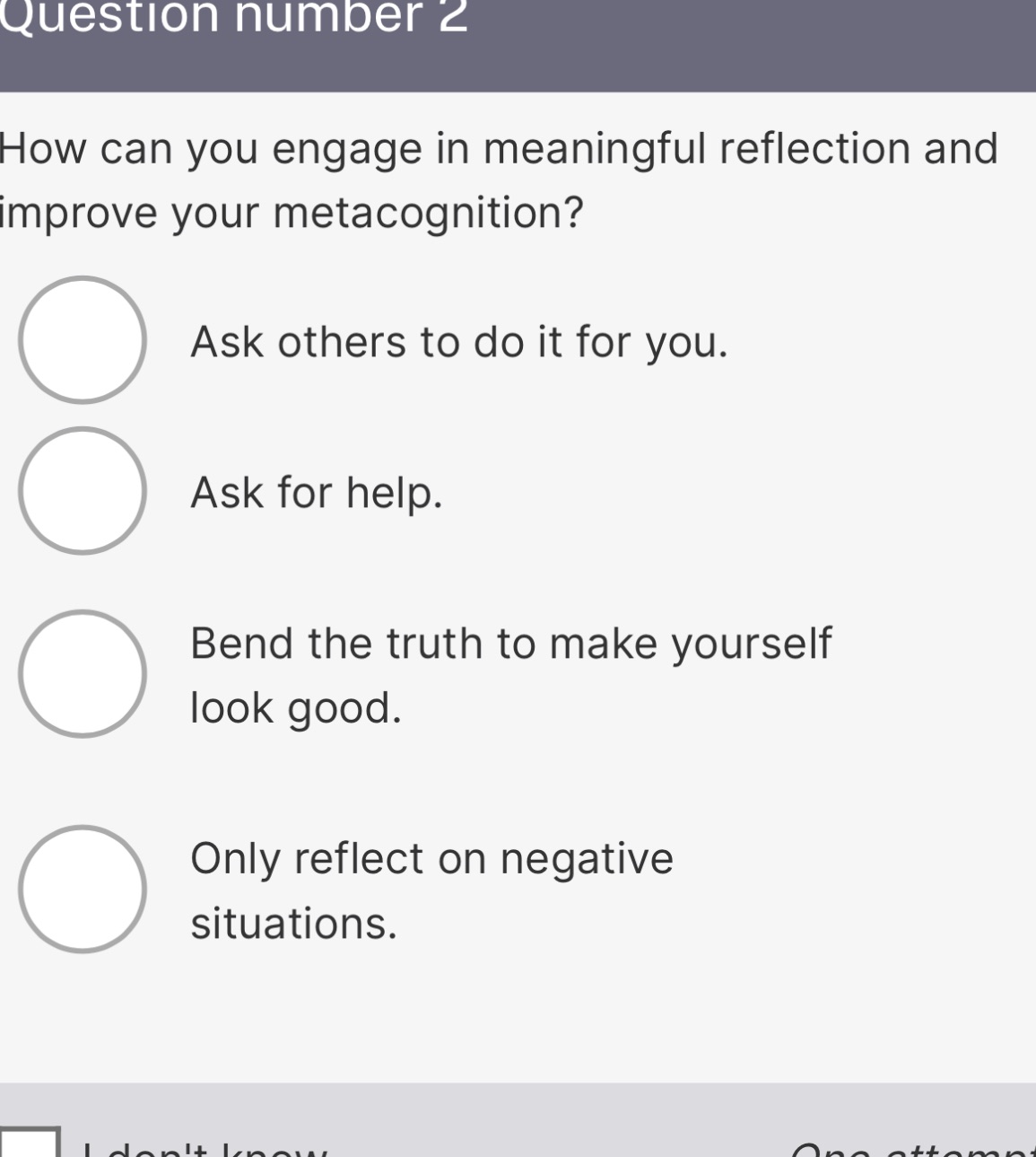 How can you engage in meaningful reflection | StudyX
