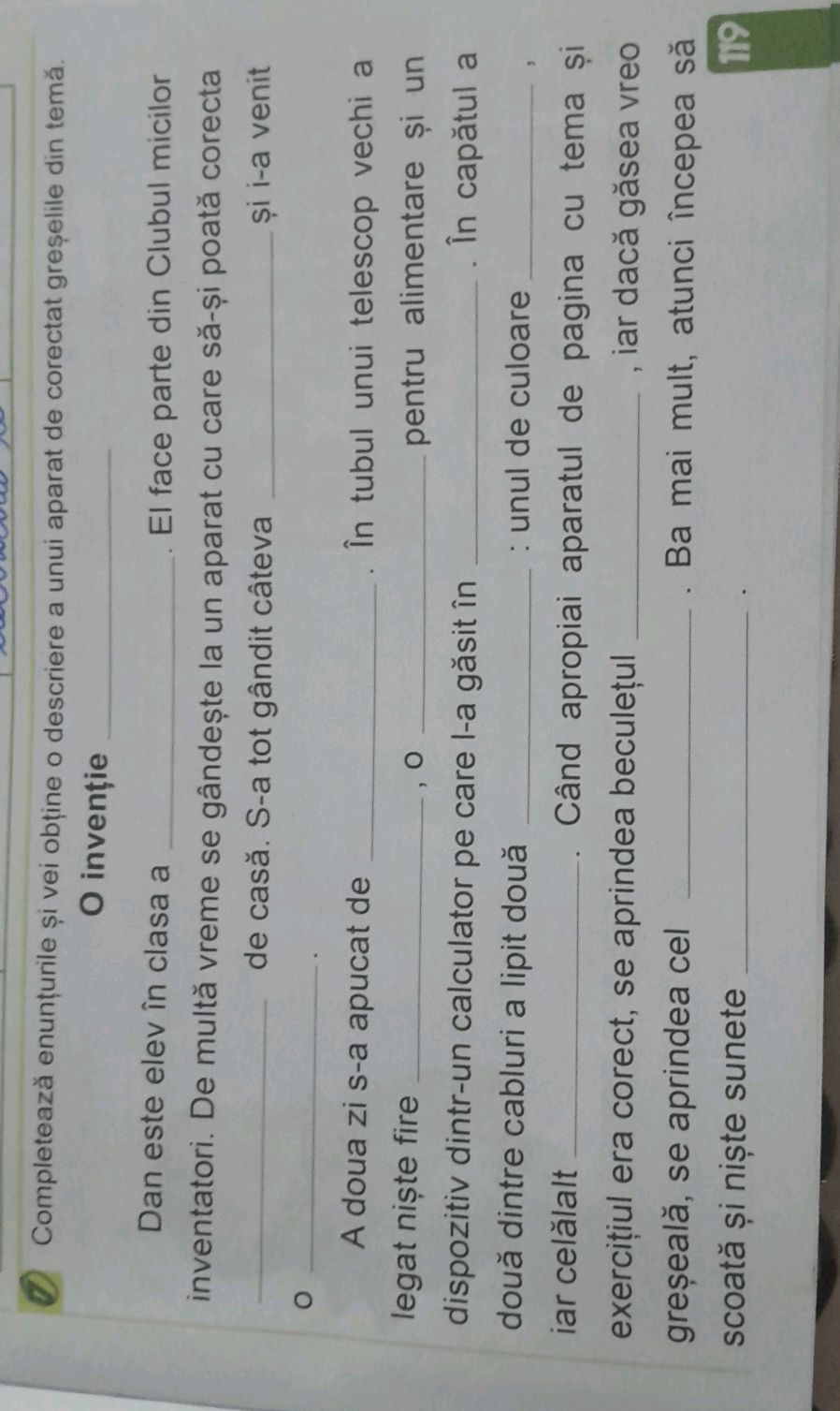 Dan este elev în clasa a inventatori. De | StudyX