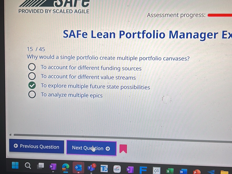 Why would a single portfolio create multiple | StudyX