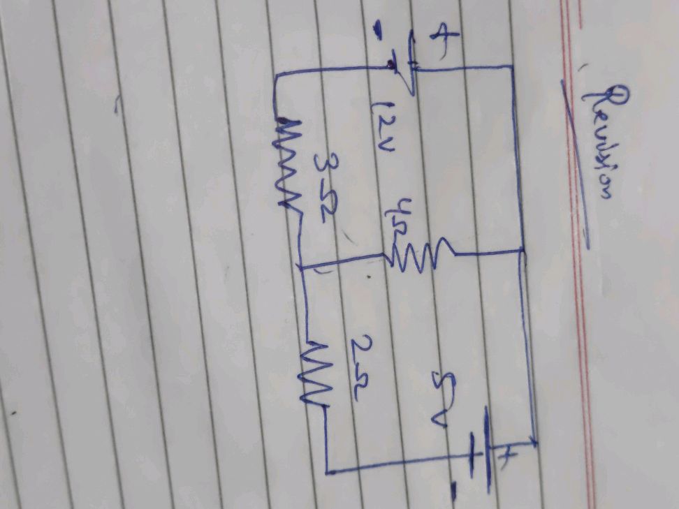The image shows a circuit diagram with a 12V | StudyX