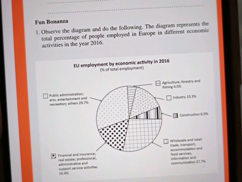 1. Observe the diagram and do the following. | StudyX