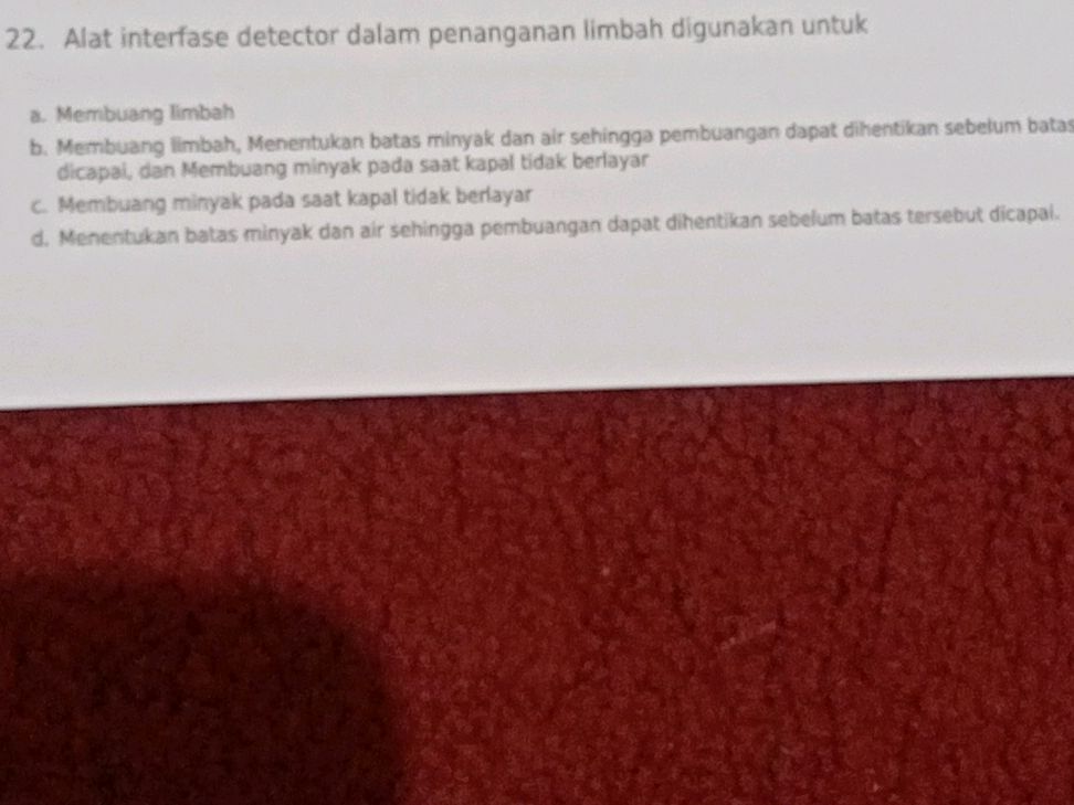 22. Alat interfase detector dalam penanganan | StudyX