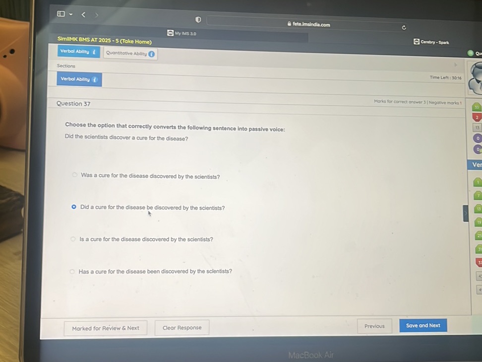 Choose the option that correctly converts | StudyX