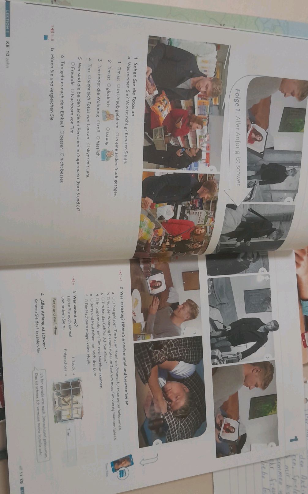 1 Sehen Sie die Fotos an. a Was meinen Sie? | StudyX