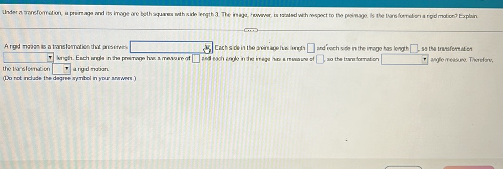 Under a transformation, a preimage and its | StudyX
