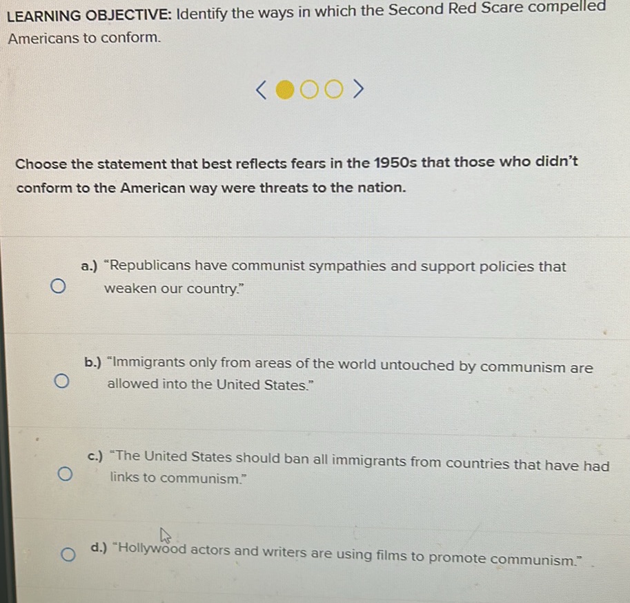 Choose the statement that best reflects | StudyX