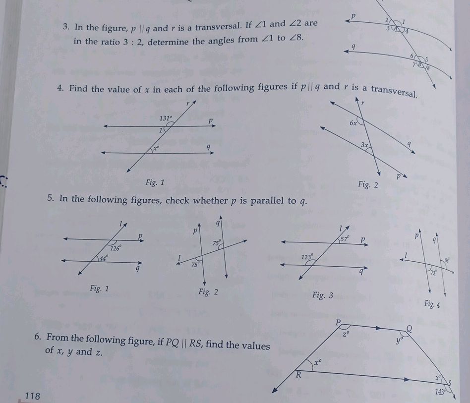 3. In the figure, $p q$ and $r$ is a | StudyX