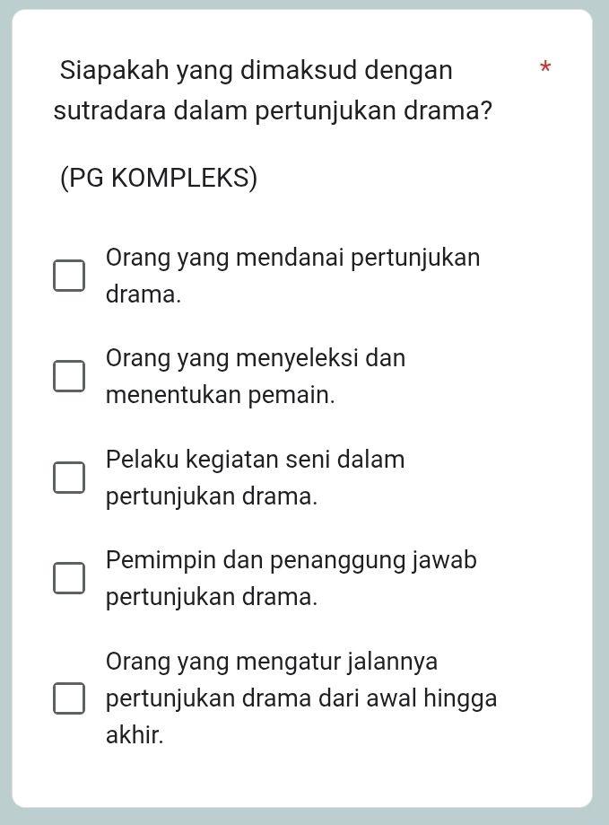 Siapakah yang dimaksud dengan sutradara | StudyX