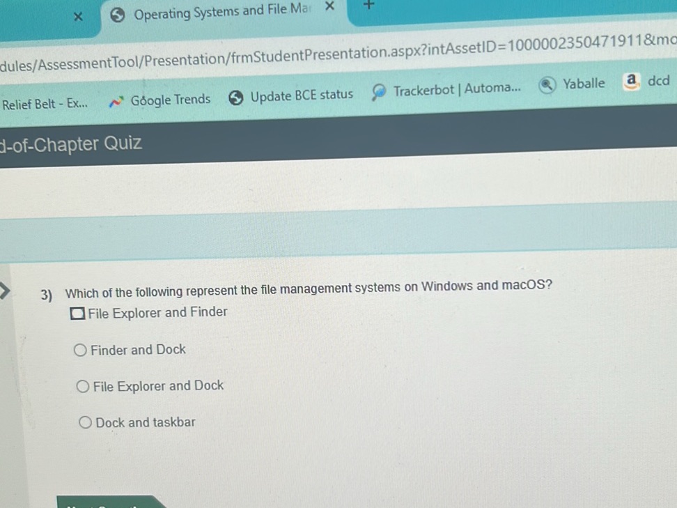 3) Which of the following represent the file | StudyX