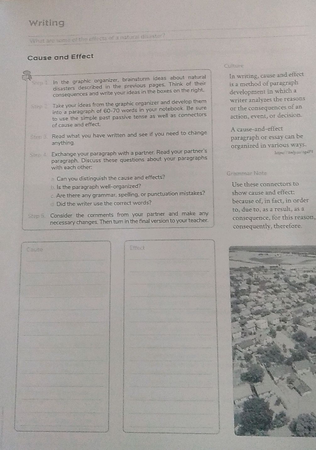 What are some of the effects of a natural | StudyX