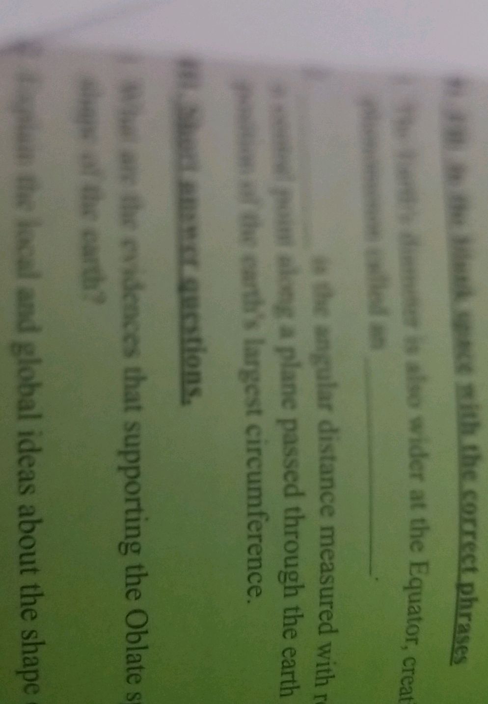 Fill in the blank space with the correct | StudyX