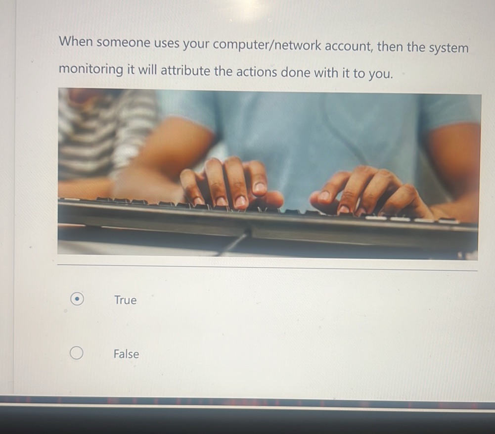 When someone uses your computer/network | StudyX