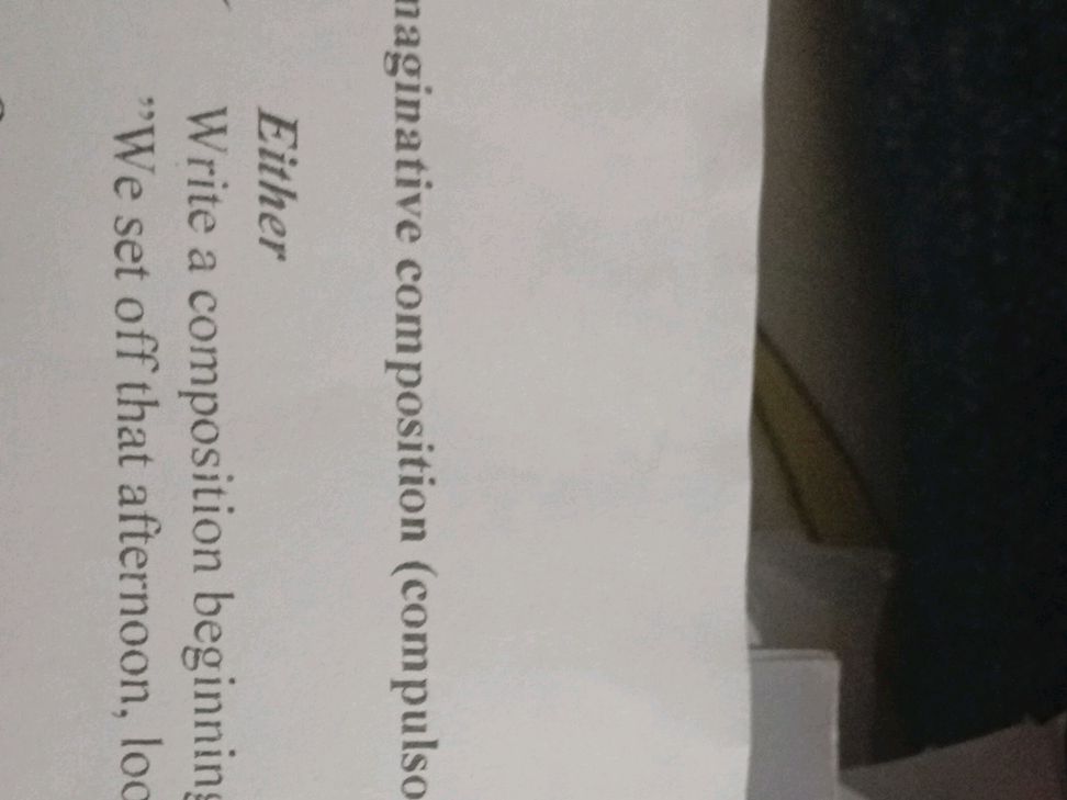 maginative composition (compulso Either | StudyX