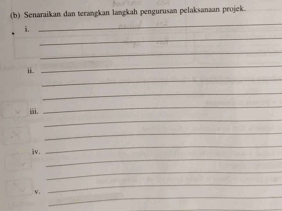 (b) Senaraikan dan terangkan langkah | StudyX