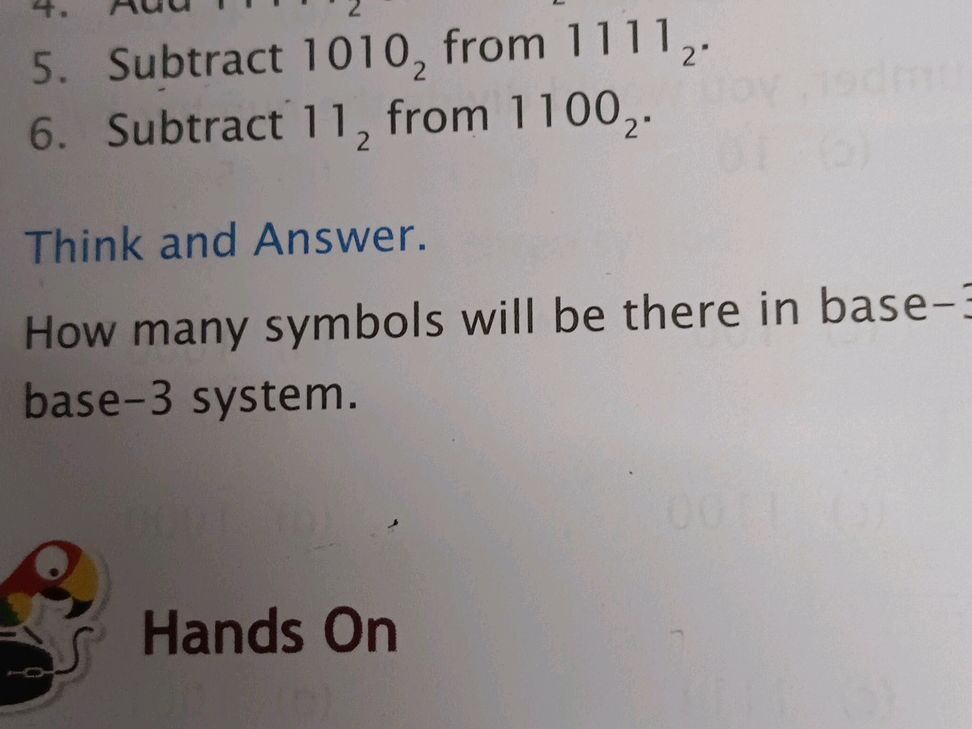How many symbols will be there in base-3 | StudyX
