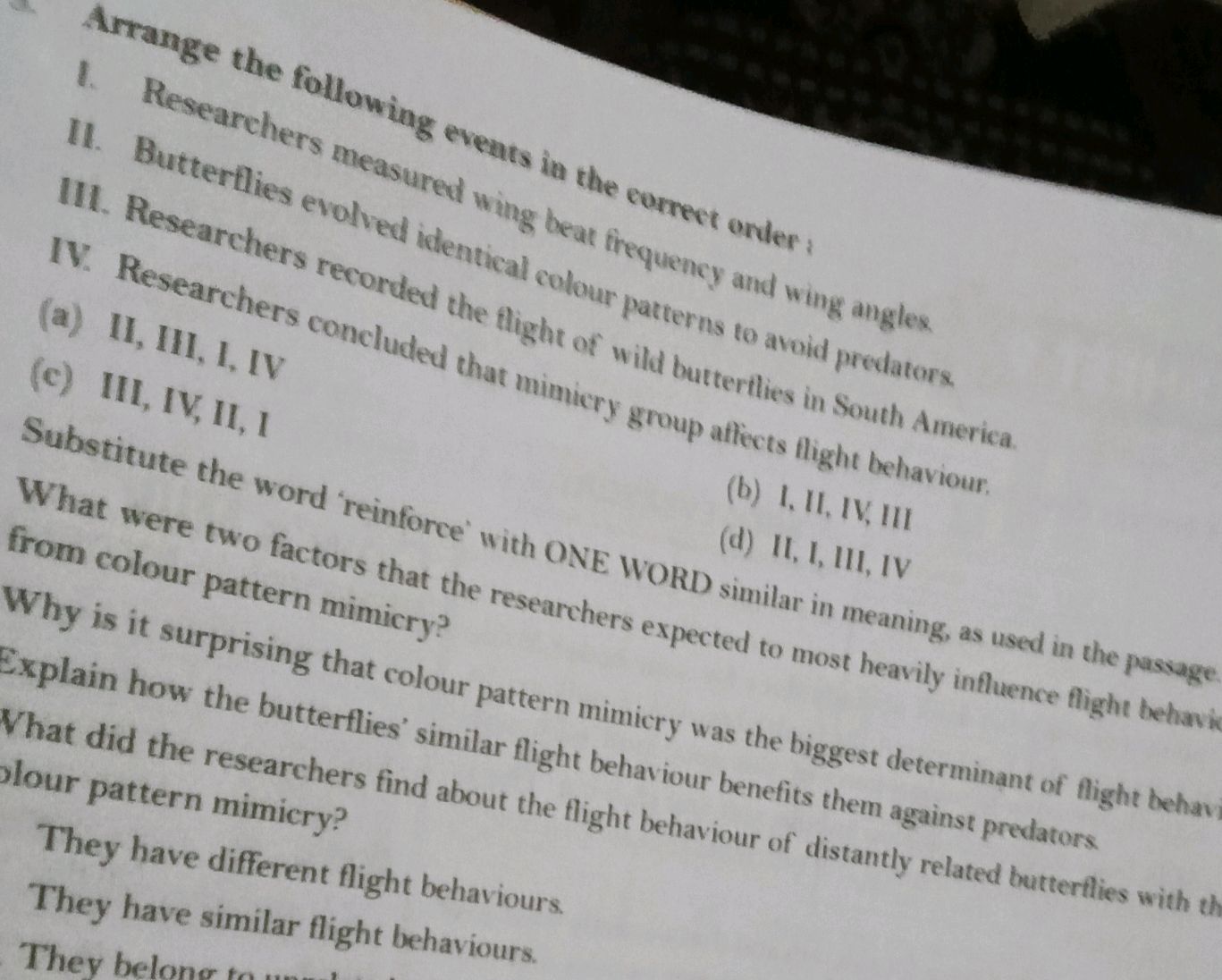 Arrange the following events in the correct | StudyX