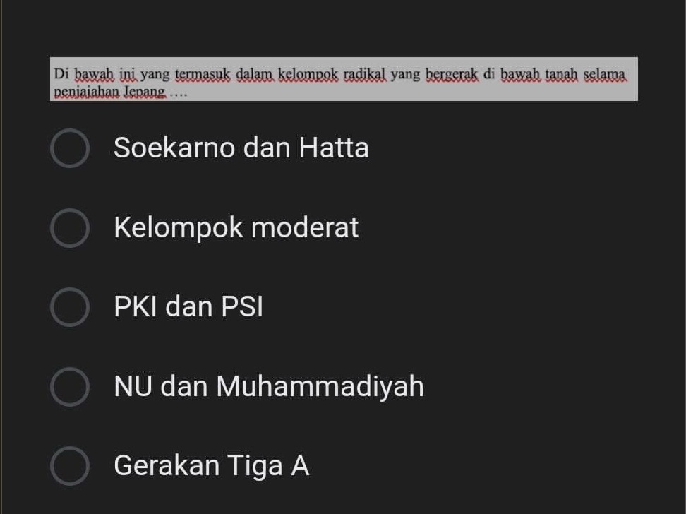 Di bawah ini yang termasuk dalam kelompok | StudyX
